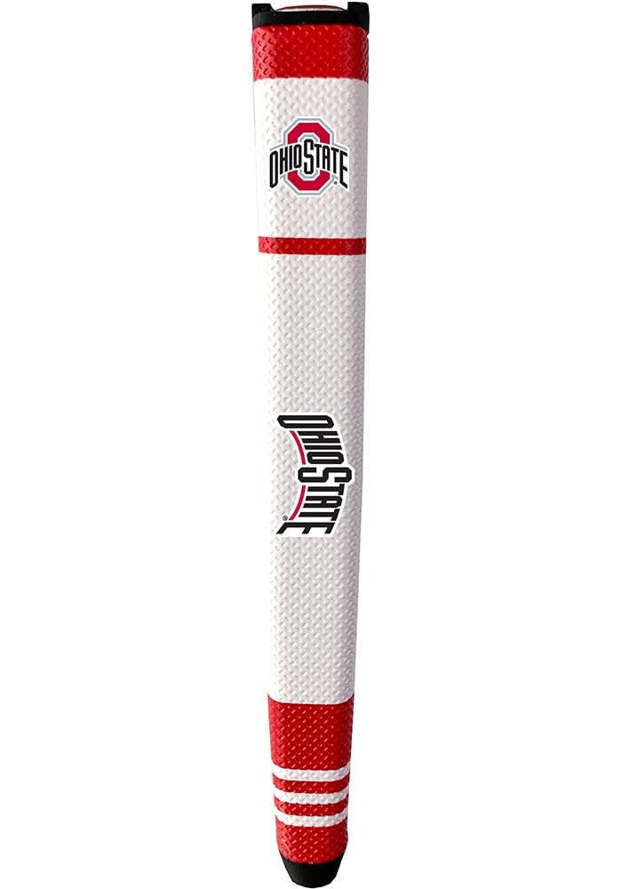 Ohio State Buckeyes White Grip Stripe Putter Cover - 1432870