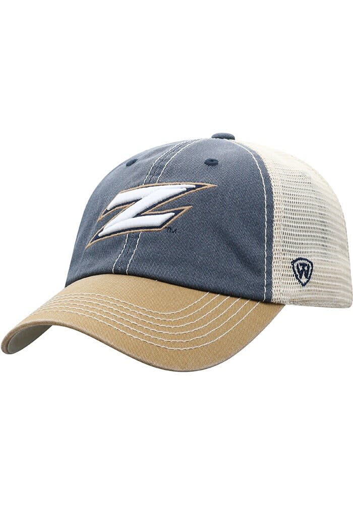 Top of the World Akron Zips NAVY Offroad Meshback Adjustable Hat - 14402109