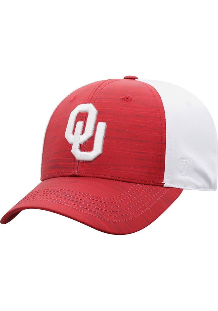 Oklahoma Sooners Mens NOVH8 CRIMSON Top of the World Flex Hat - 14402416
