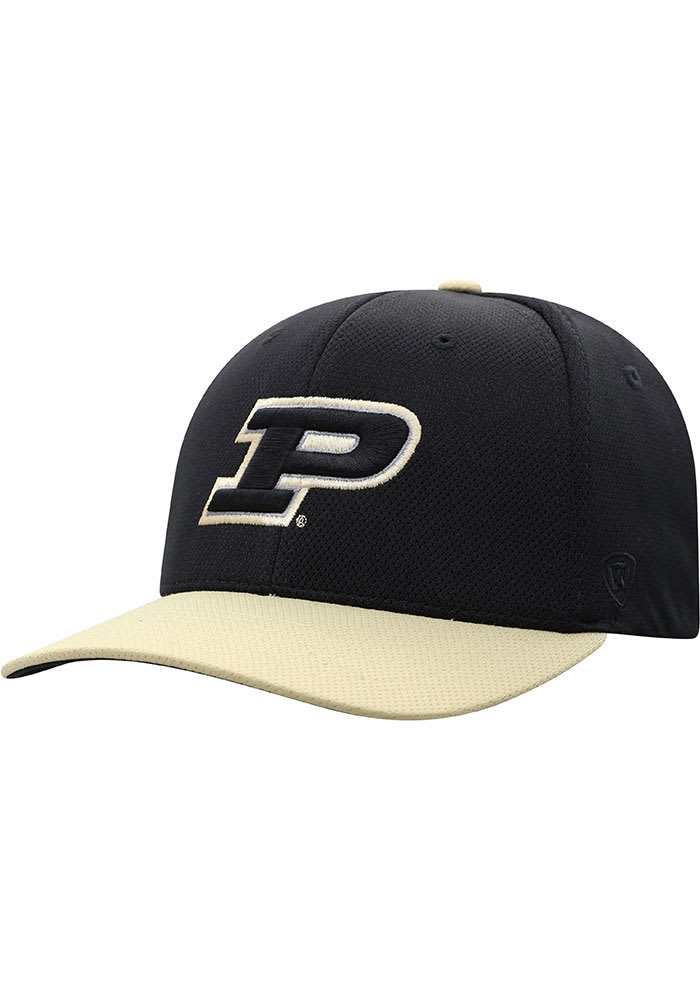Purdue Boilermakers Top of the World BLACK Reflex One-Fit Flex Hat ...