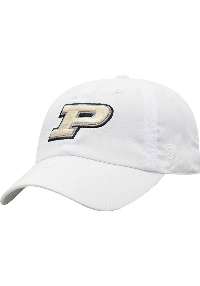 Top of the World Purdue Boilermakers White Staple Adjustable Hat - 14404792
