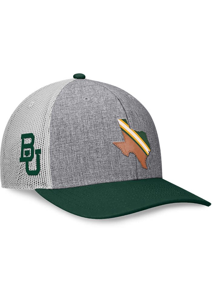 Top of the World Baylor Bears GREY Foundation Meshback Adjustable Hat ...