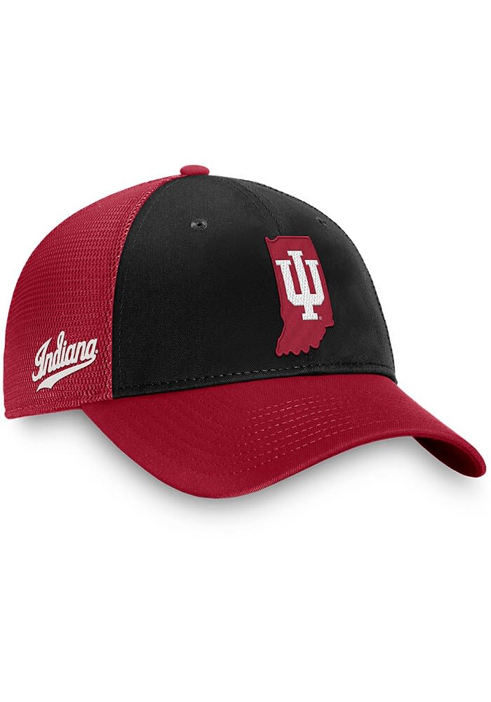 Top of the World Indiana Hoosiers White Origin Meshback Adjustable Hat ...
