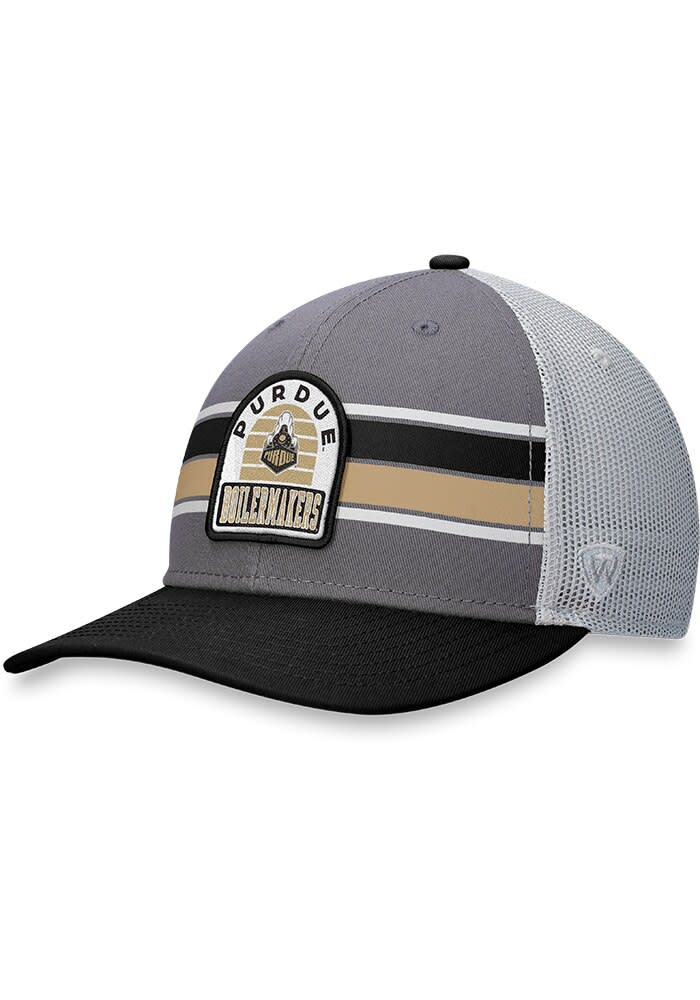 Top of the World GREY Purdue Boilermakers Aurora Meshback Adjustable ...
