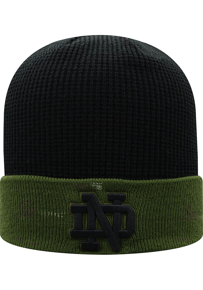 Notre Dame Fighting Irish Top of the World BLACK 2T OHT Skully Knit Hat ...