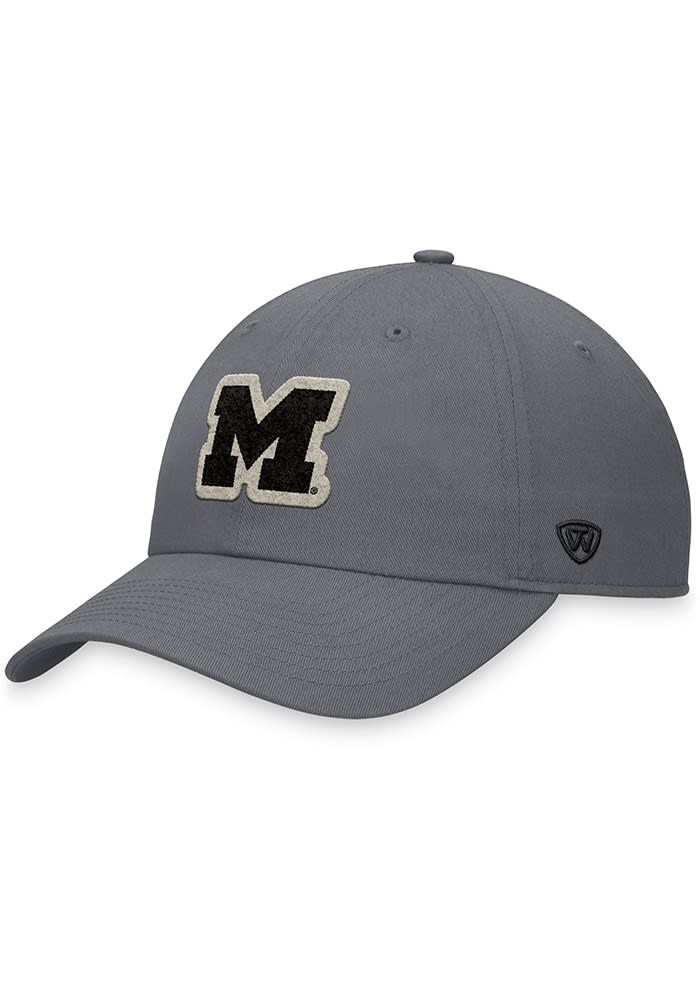 Top of the World Michigan Wolverines GREY Tatted Unstructured ...