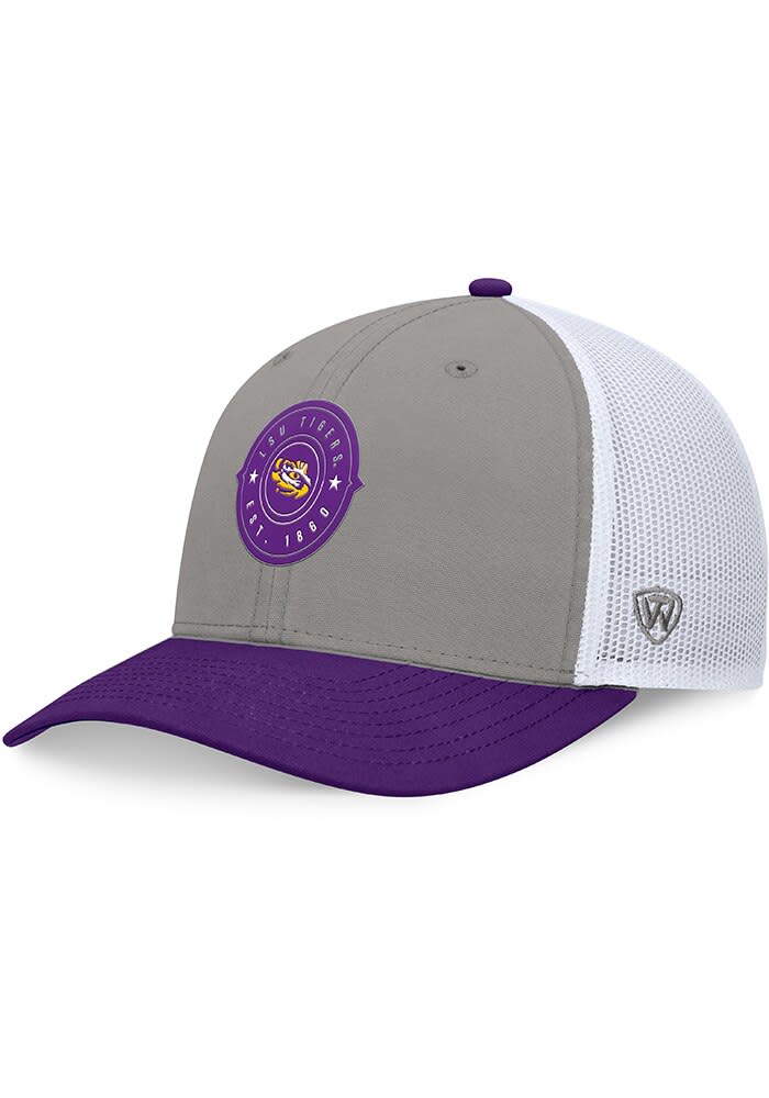 Top of the World LSU Tigers GREY 2T Rob Adjustable Hat - 14406520