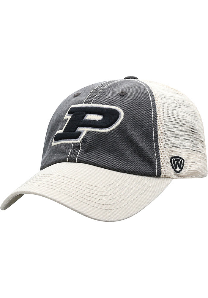 Top of the World Purdue Boilermakers BLACK Offroad Adjustable Hat - 1440792