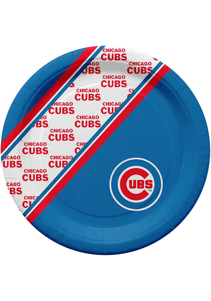 Chicago Cubs 20 PK Paper Plates - BLUE