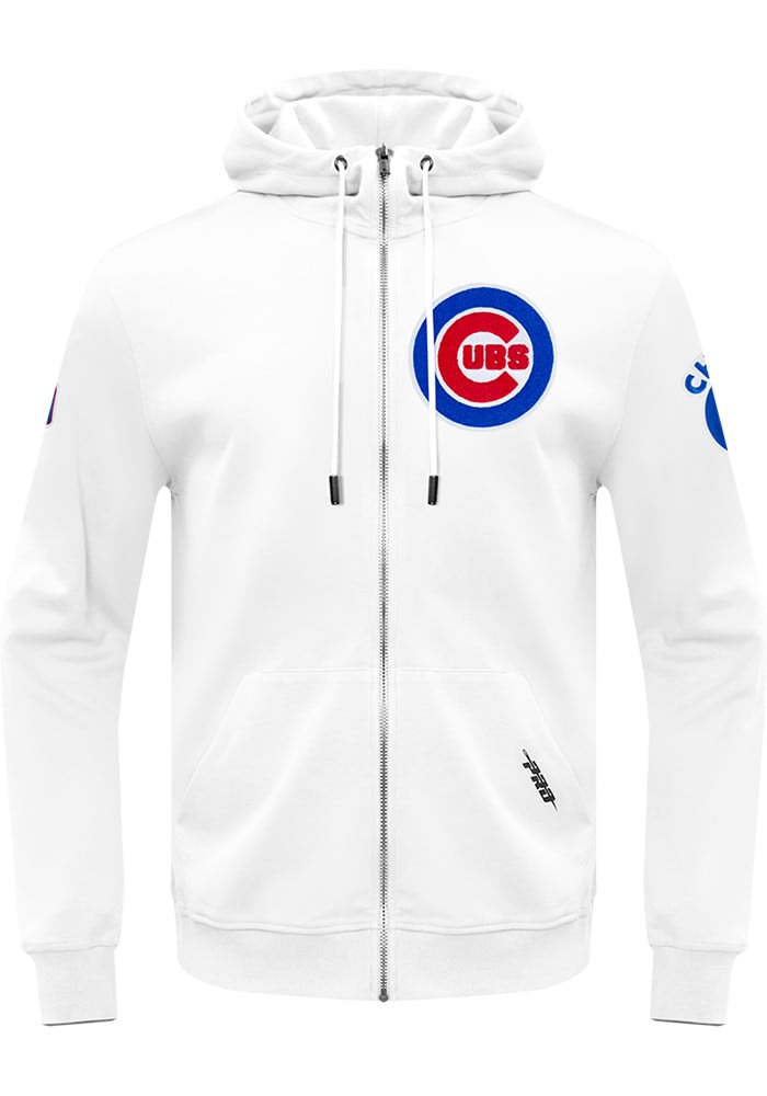 Pro Standard Chicago Cubs Mens White Classic Chenille Zip - 145599160
