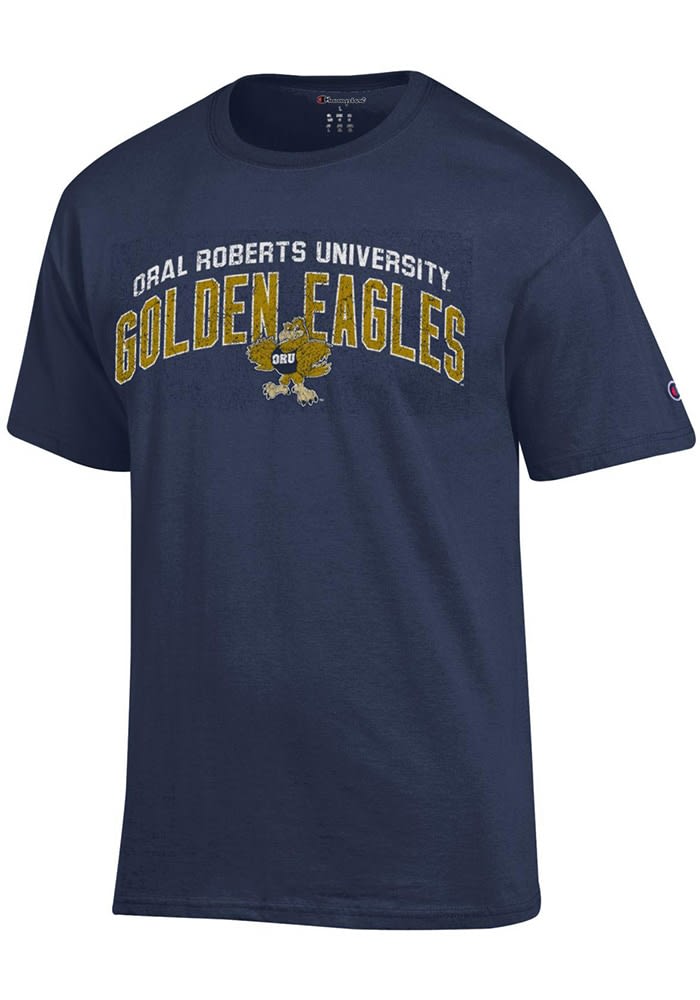 Champion Oral Roberts Golden Eagles NAVY Arch Mascot Mascot Short ...