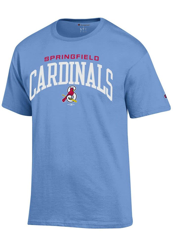 Champion Springfield Cardinals LIGHT BLUE Arch City Logo Mascot Short ...