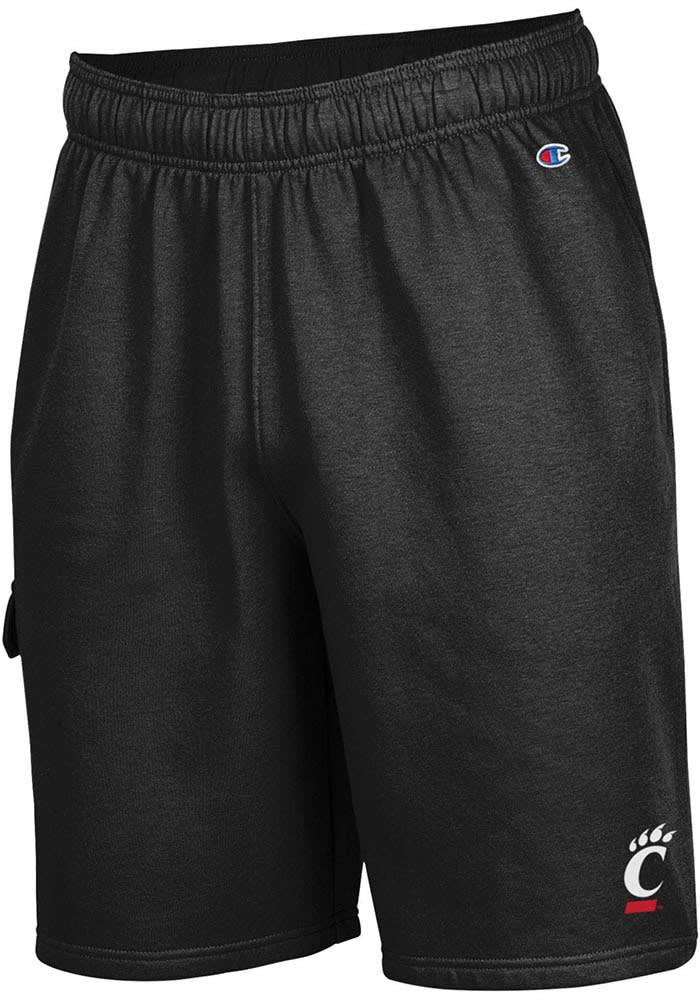 Cincinnati Bearcats Mens Champion BLACK Stadium Fleece Cargo Shorts ...