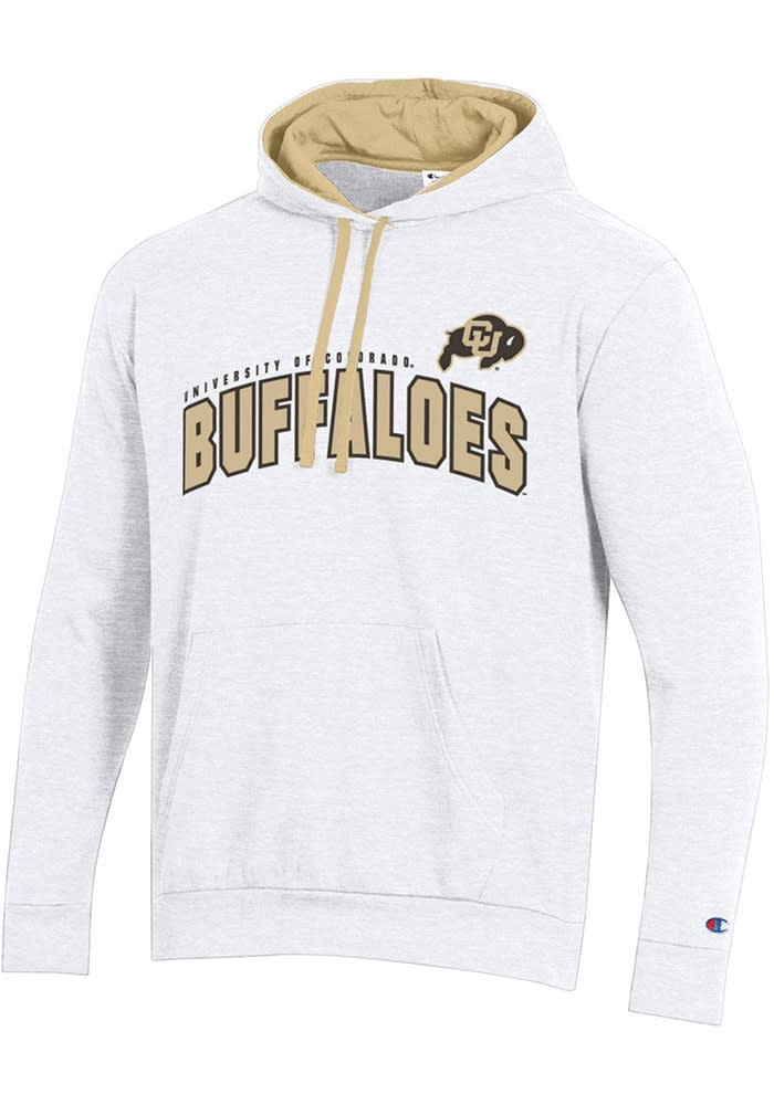 Champion Colorado Buffaloes Mens White Stadium Fleece Hoodie - 147502002