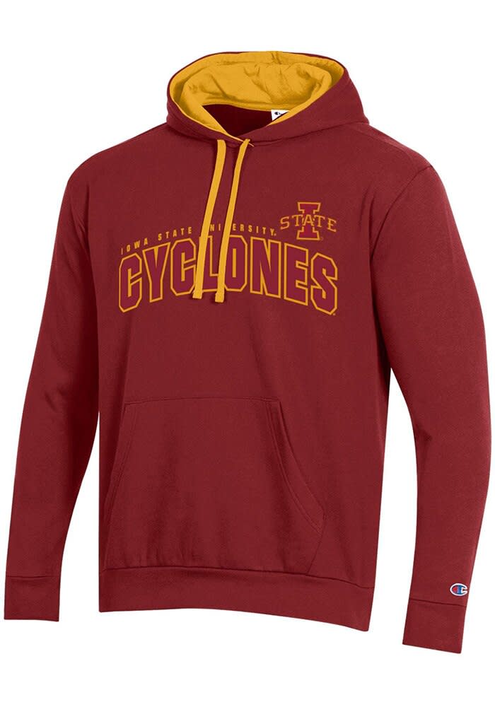 Champion Iowa State Cyclones Mens CARDINAL Stadium Fleece Hoodie ...