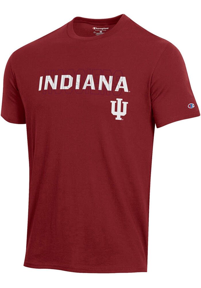 Champion CARDINAL Indiana Hoosiers Stadium Shadow Short Sleeve T Shirt ...