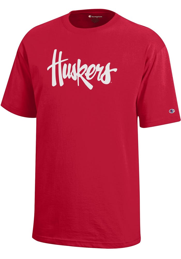 Champion Nebraska Cornhuskers Youth Red Primary Logo Design Short ...