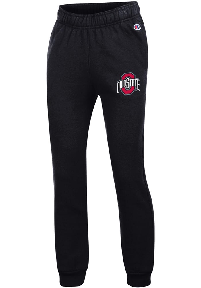 Champion Youth BLACK Ohio State Buckeyes Powerblend Sweatpants - 147503919