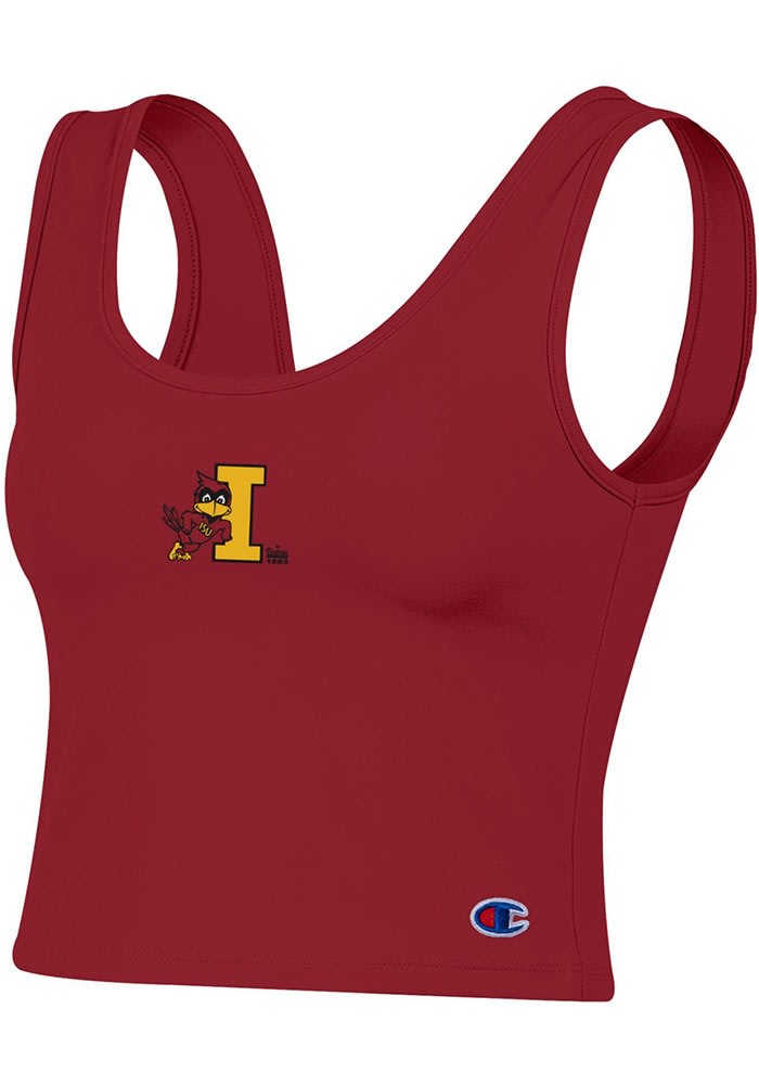Iowa State Cyclones Champion Womens CARDINAL Scoop Tank Top - 147504745