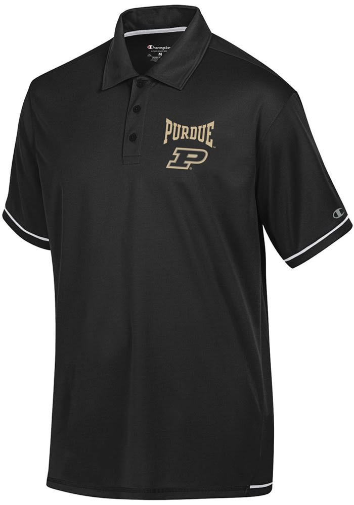 Champion Purdue Boilermakers Mens Stadium Higlight BLACK Short Sleeve ...
