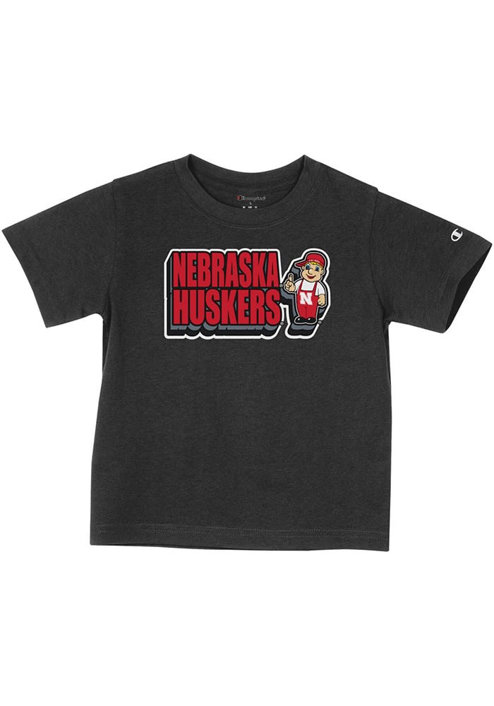 Champion Nebraska Cornhuskers Toddler Red Stadium Short Sleeve Tee ...
