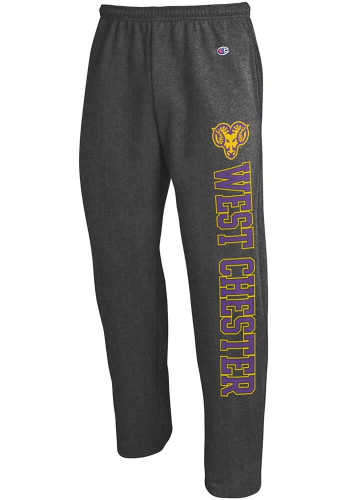 West Chester Golden Rams Mens Champion CHARCOAL Open Bottom Sweatpants ...