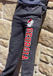 Georgia Bulldogs Mens Champion CHARCOAL Powerblend Open Bottom ...