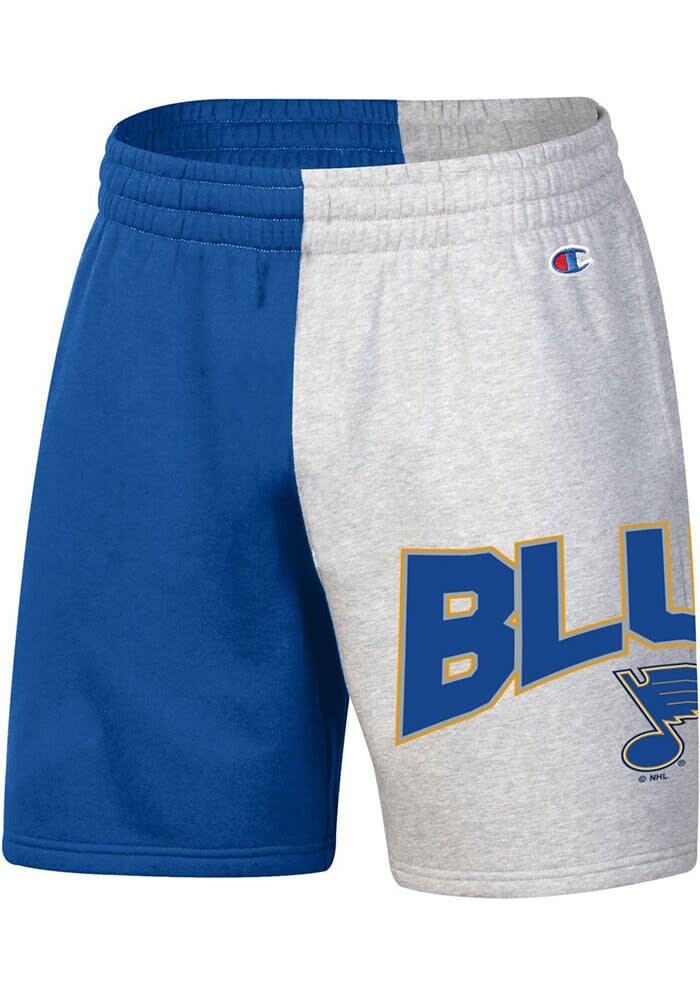 St Louis Blues Mens Champion BLUE OLD SCHOOL Shorts - 14759303