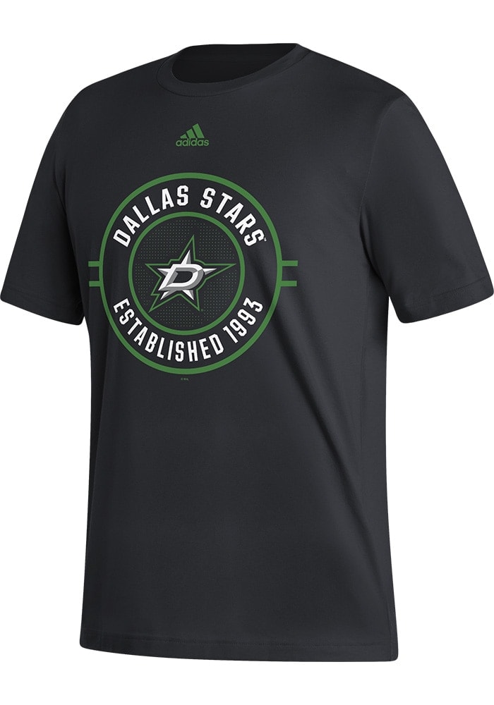 Adidas Dallas Stars BLACK Fresh Short Sleeve T Shirt - 148500677