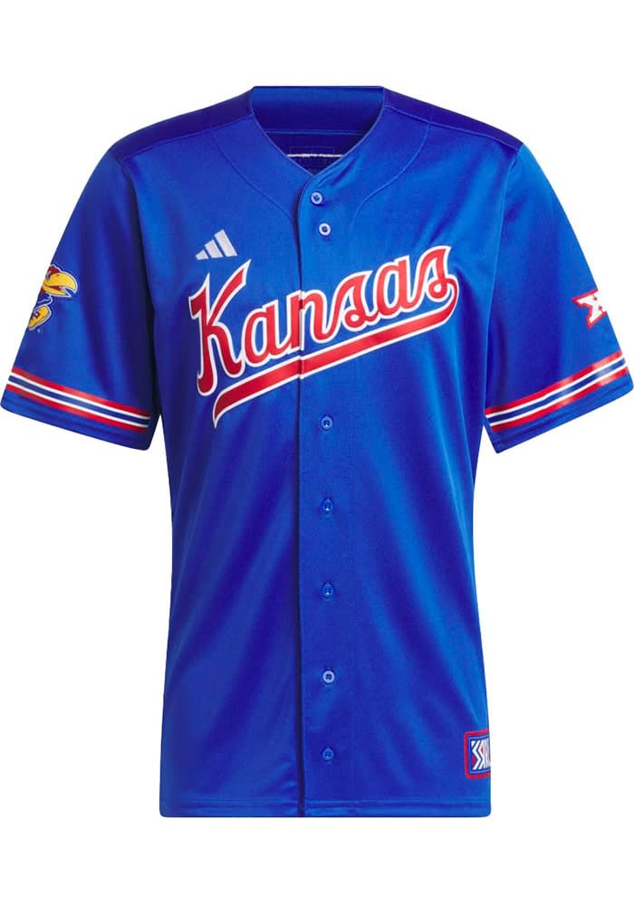 Adidas Kansas Jayhawks Mens ROYAL Reverse Retro Baseball - 148501351