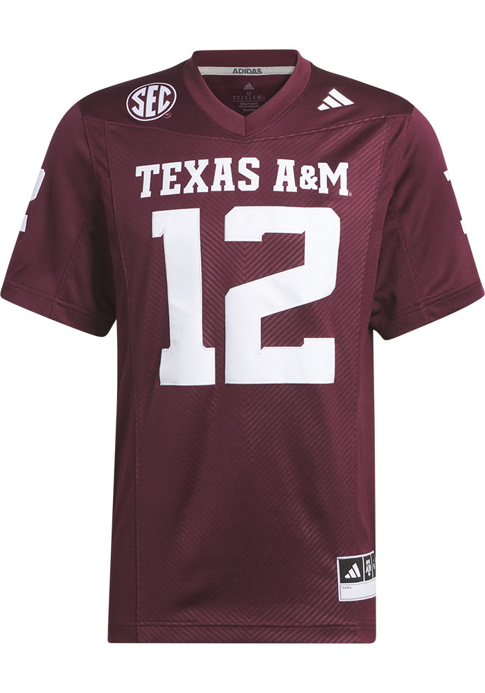 Adidas Texas A&M Aggies MAROON Premier Jersey - 148501886