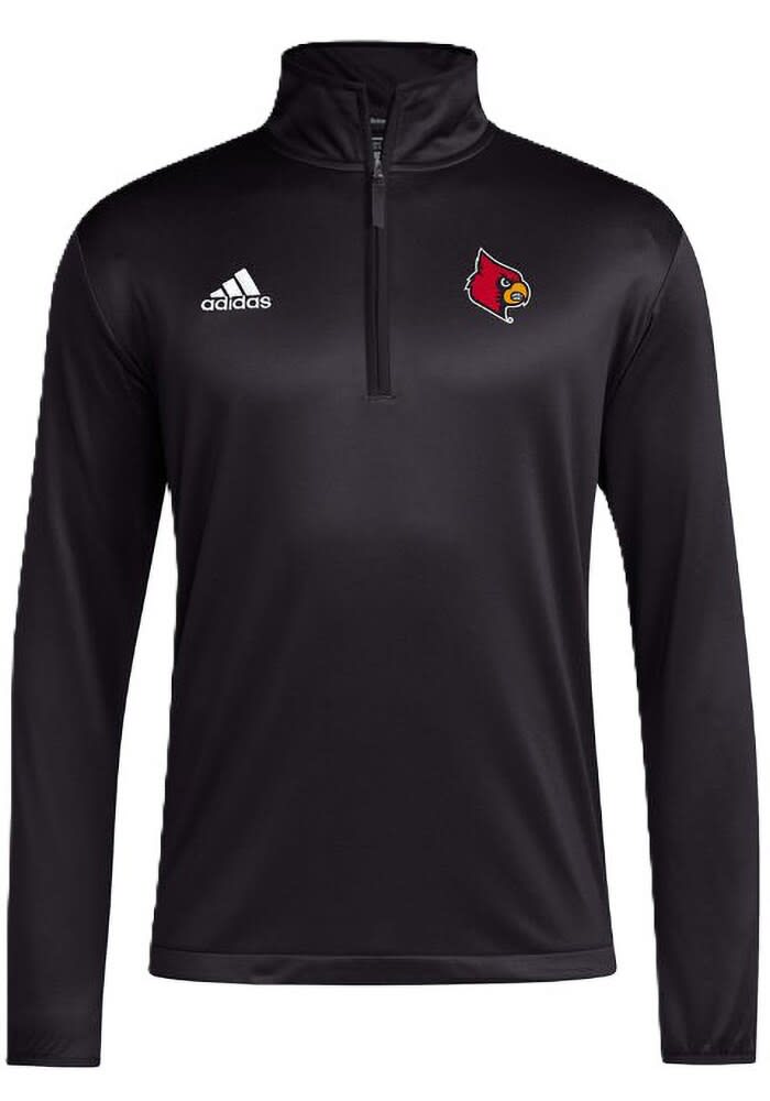 Adidas Louisville Cardinals Mens BLACK Coach Pullover - 148502805