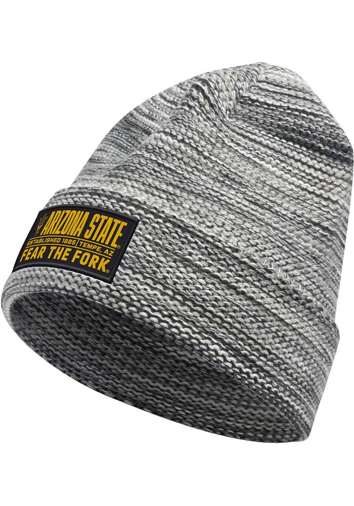 Arizona State Sun Devils Adidas GREY Marl Trend Cuff Beanie Knit Hat ...