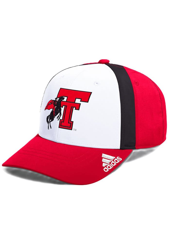 Adidas Texas Tech Red Raiders White LR 214 Adjustable Hat - 148503557