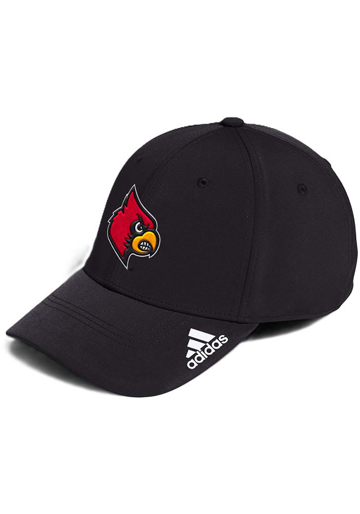 Louisville Cardinals Mens LR 211 BLACK Adidas Flex Hat - 148503761