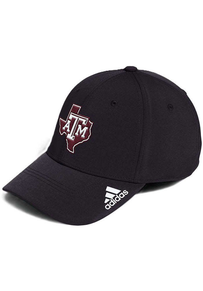 Texas A&M Aggies Mens LR 211 BLACK Adidas Flex Hat - 148503766
