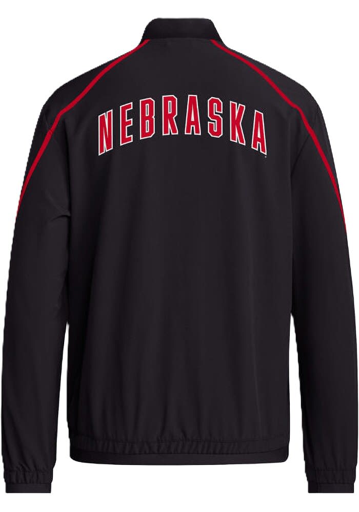 Adidas Nebraska Cornhuskers Mens BLACK Athlete Travel Light Weight ...