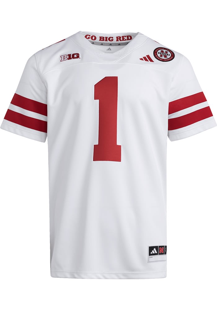 Adidas Mens White Nebraska Cornhuskers Football Away Jersey - 148504710