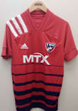 FC Dallas Mens Adidas Authentic Soccer RED 2021 Primary Jersey - 14858526