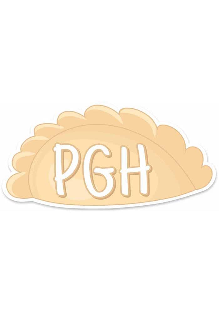 Pittsburgh Souvenir | Pittsburgh Stickers LIGHT BLUE Pierogi PGH - 14870272