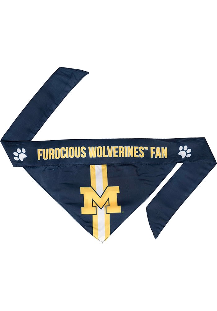 Michigan Wolverines NAVY/YELLOW Team Pet Bandana - 150031