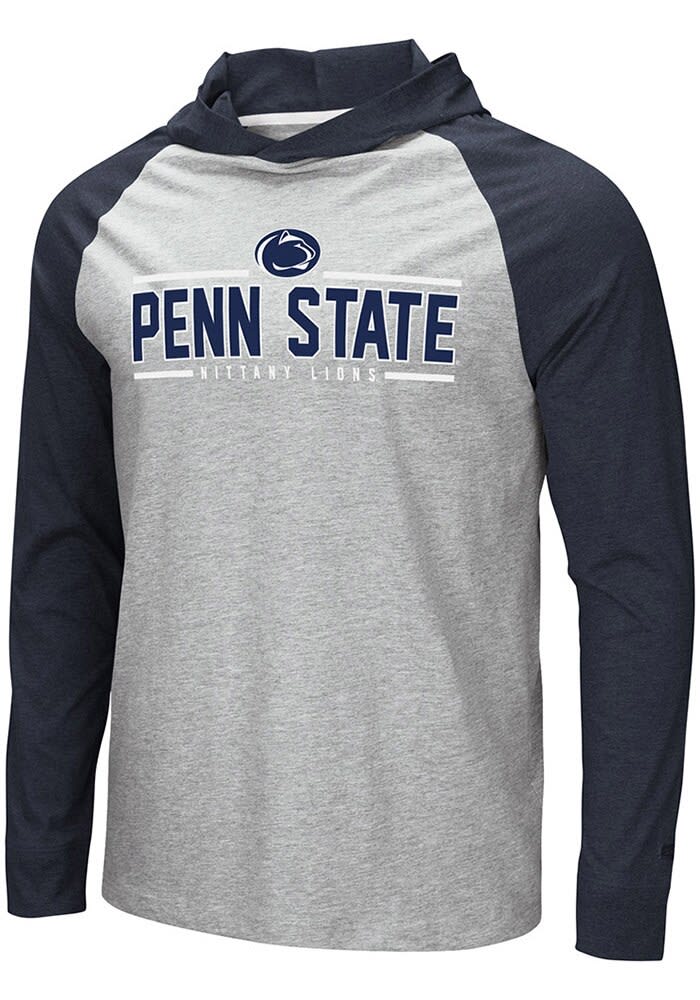 Colosseum Penn State Nittany Lions Mens HEATHER GREY Slopestyle Hoodie ...