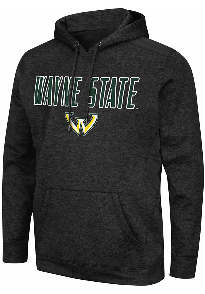 Wayne State Warriors Colosseum Black Showtime Hood