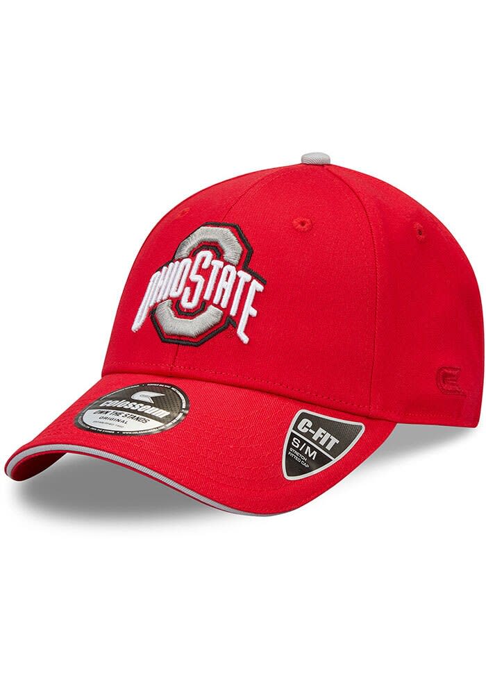 Ohio State Buckeyes Mens C Fit Red Colosseum Flex Hat - 150306169