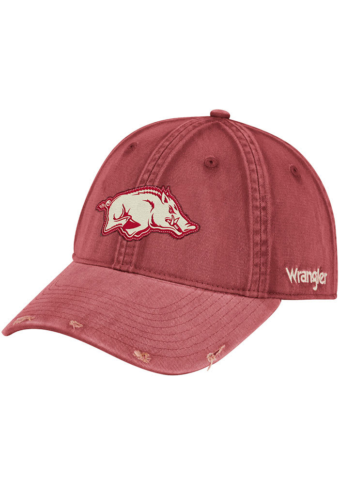 Wrangler Arkansas Razorbacks Red Vintage Adjustable Hat - 150308440