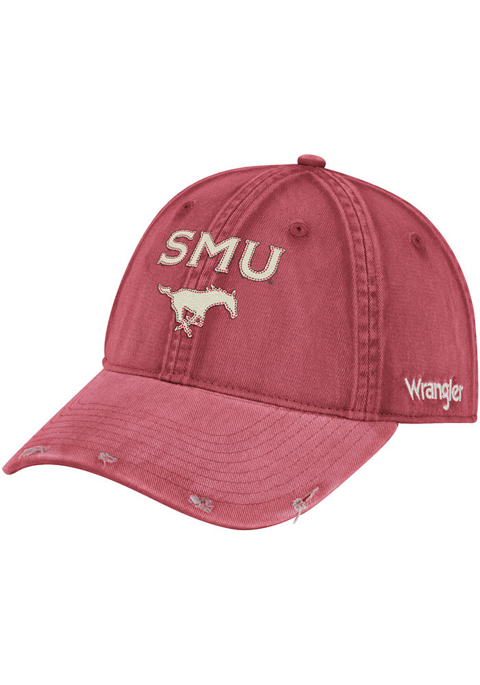 Wrangler SMU Mustangs BLUE Vintage Adjustable Hat - 150308494