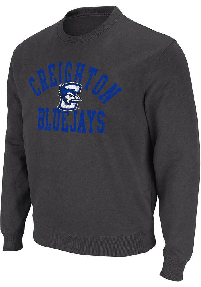 Colosseum Creighton Bluejays Mens Stadium Number One Crew Sweatshirt ...