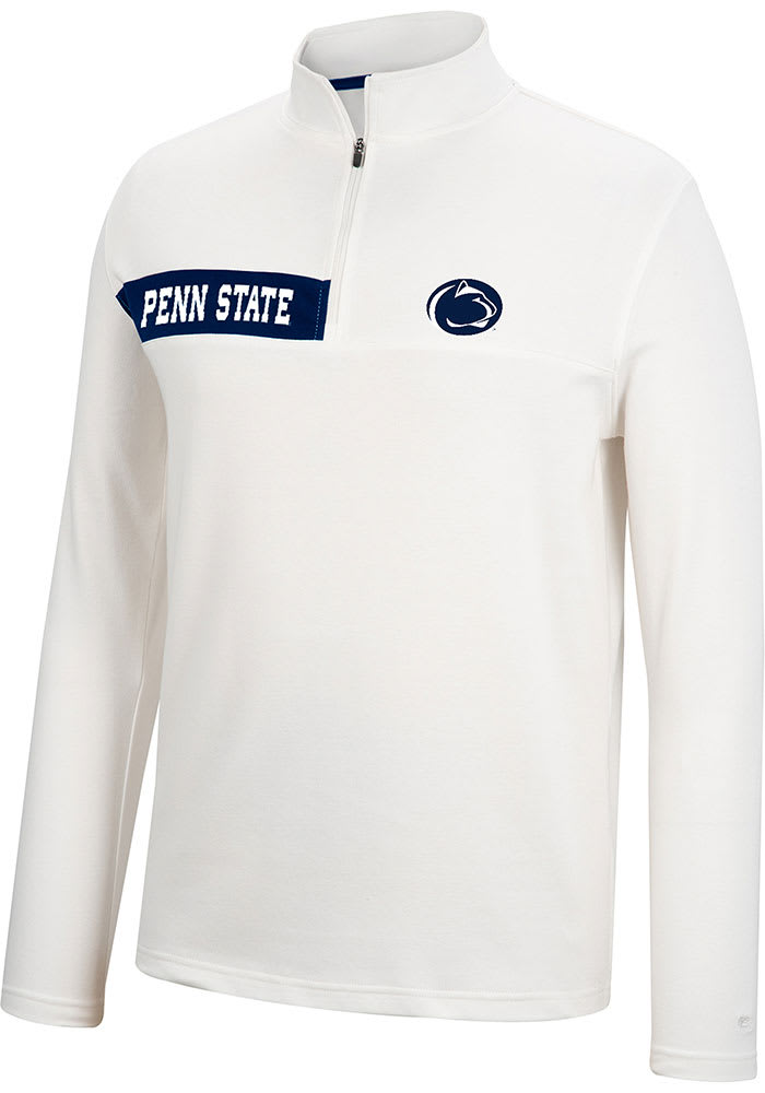 Colosseum Penn State Nittany Lions Mens White Harrington Pullover ...