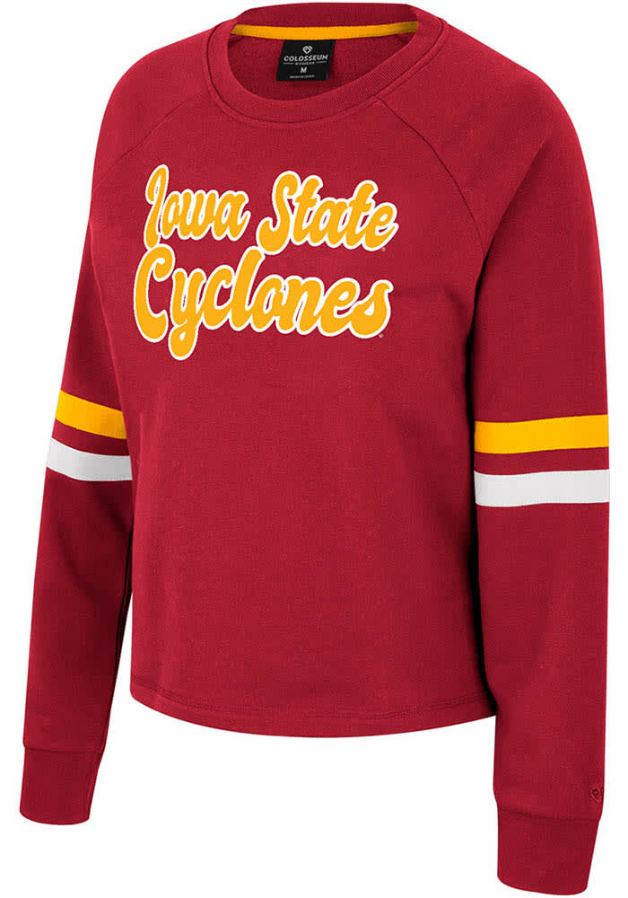 Iowa State Cyclones Colosseum Crew Sweatshirt Womens CARDINAL Talent ...
