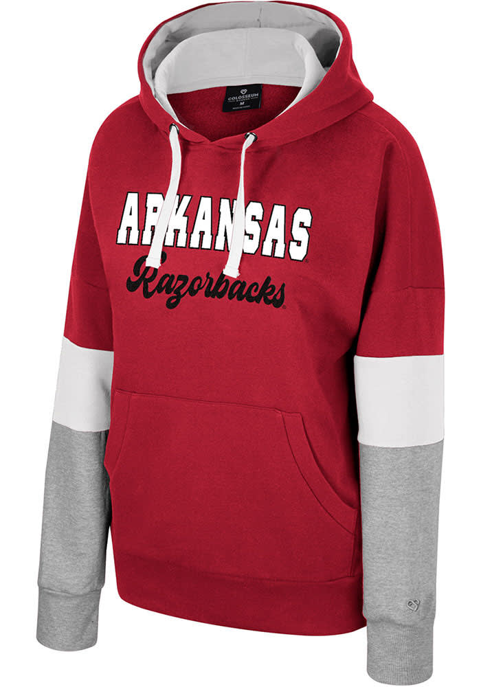 Colosseum Arkansas Razorbacks Womens CARDINAL Hart Hoodie - 150311505